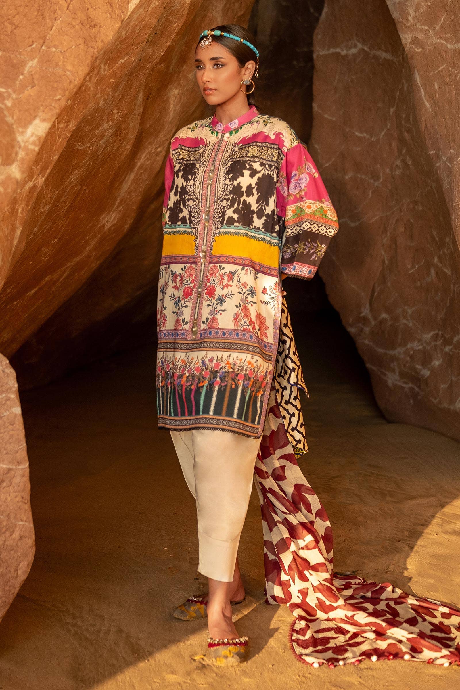 H241-027A-2I | Sana Safinaz | Mahay Spring Lawn 2024 – Ayat B Wardrobe