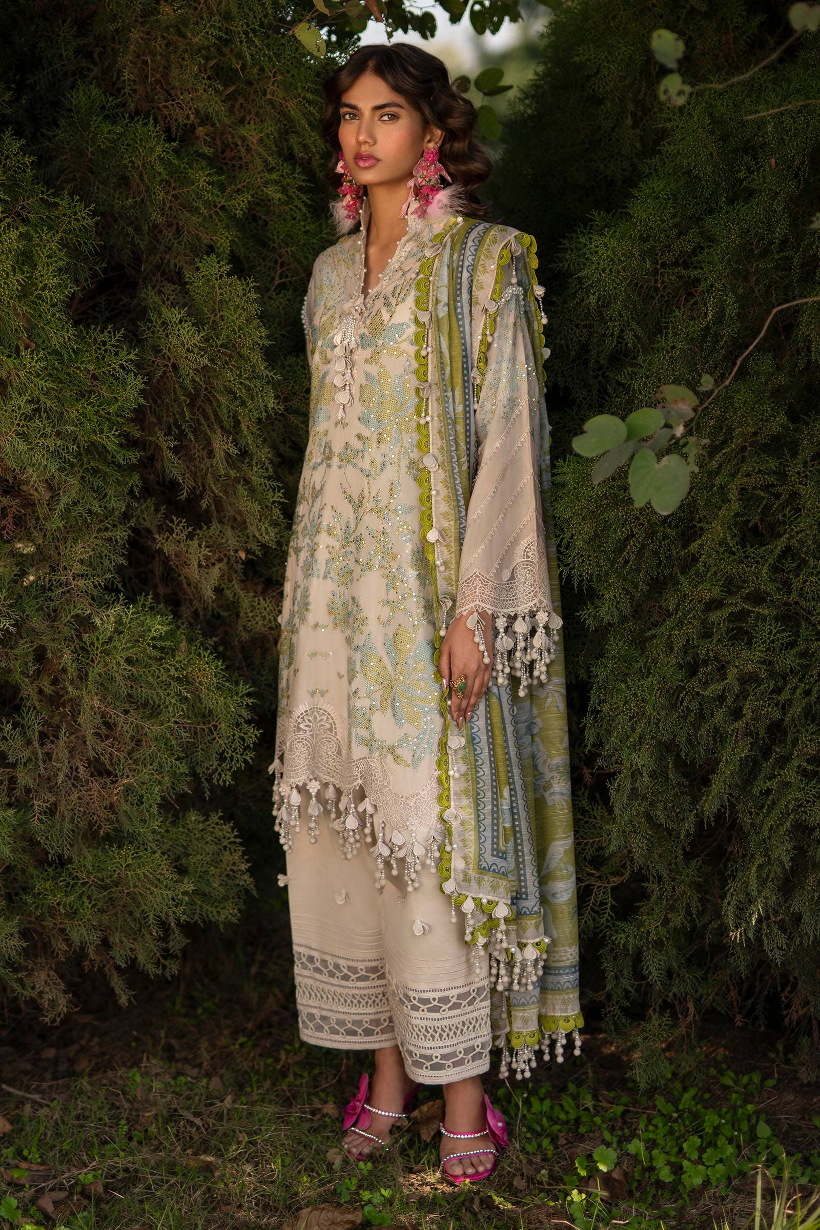 L241-008A-3CV | Sana Safinaz | Luxury Lawn 2024 – Ayat B Wardrobe