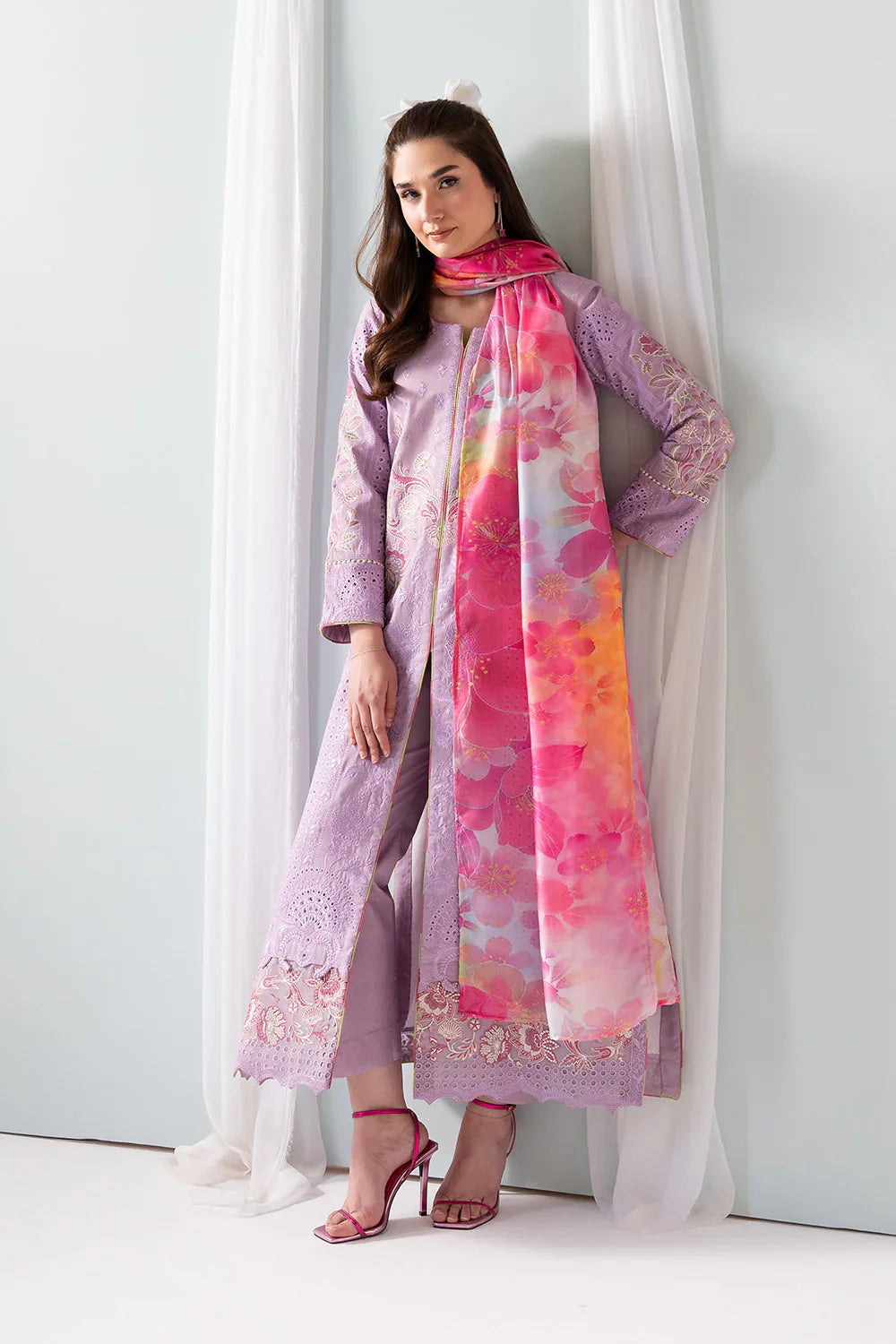 Maryam And Maria | Luxury Lawn 2025 – Ayat B Wardrobe