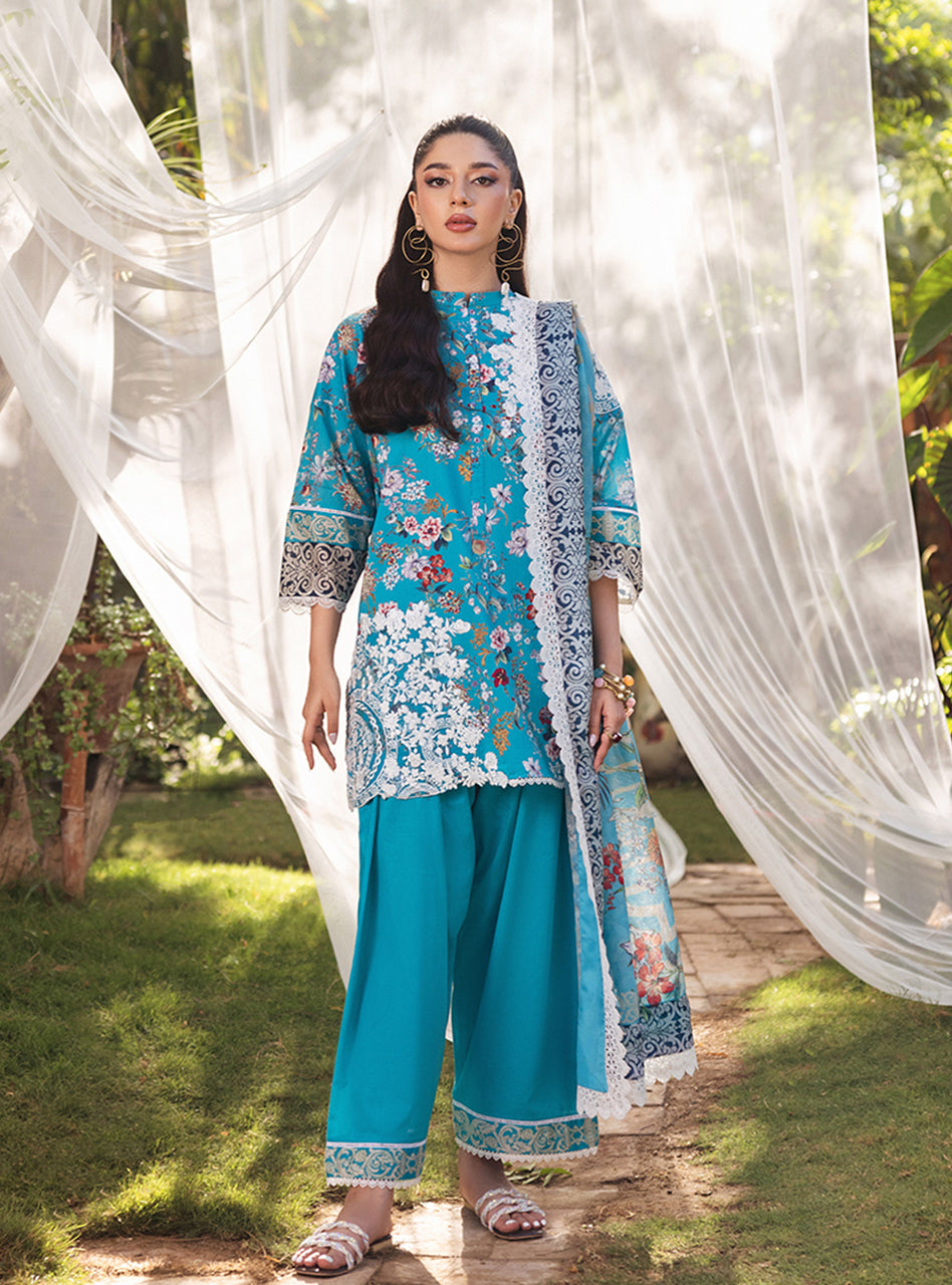 BEEHA - D 2B | Zainab Chottani | Tahra Lawn 2024 – Ayat B Wardrobe