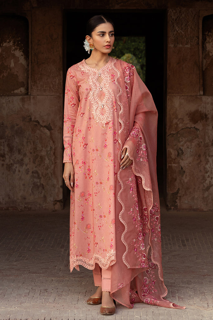APRICOT CHARM | Cross Stitch | Unstitched Premium Lawn 2024 – Ayat B ...