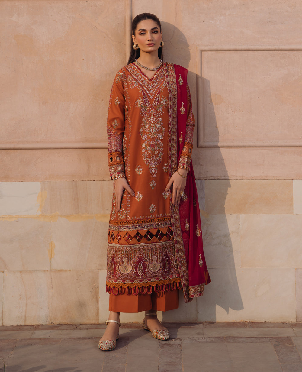 ZAFEERAH | Xenia | Summer Soiree Luxury Lawn 2024 – Ayat B Wardrobe