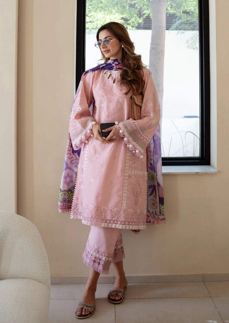 Gina (A) | Sadaf Fawad khan | Siraa lawn 2024 – Ayat B Wardrobe
