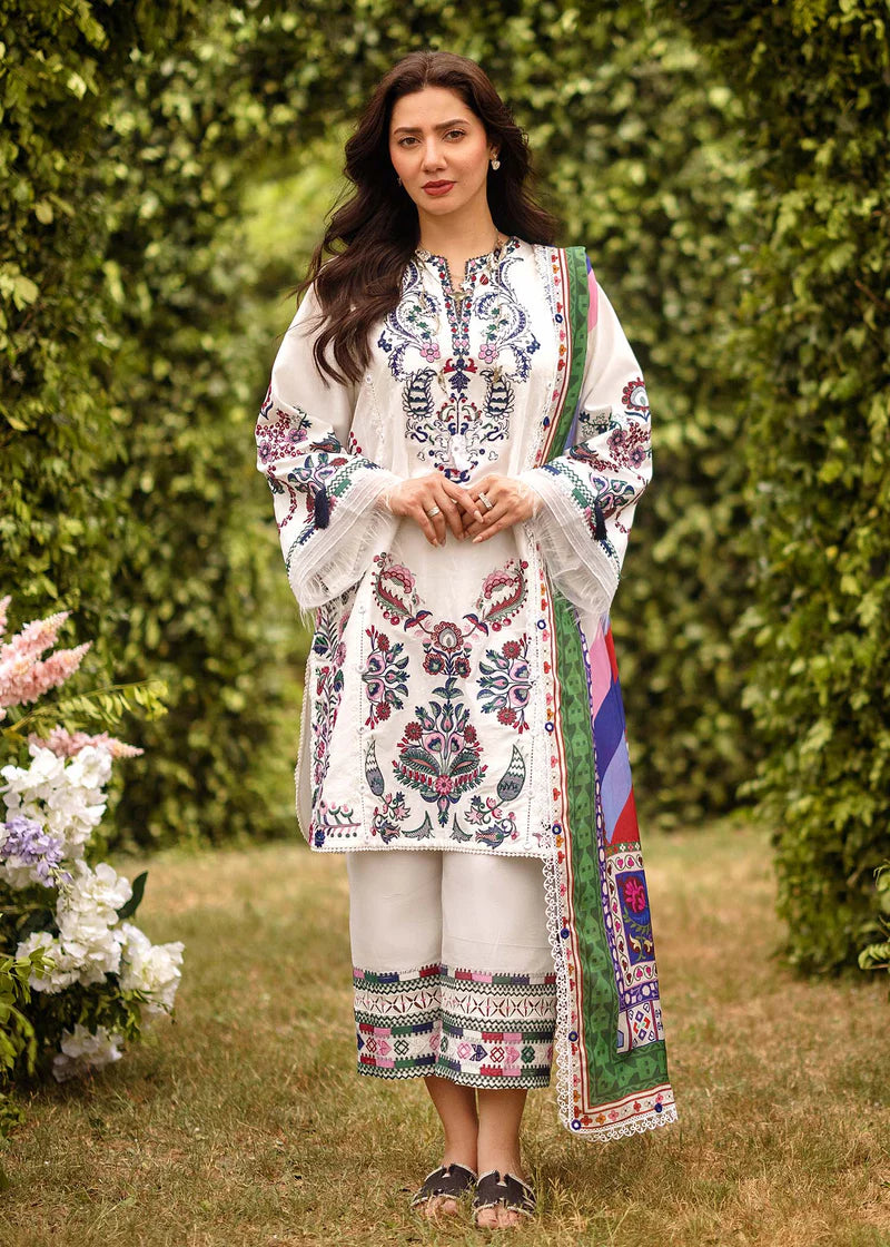 Suzani (A) | Sadaf Fawad khan | Siraa lawn 2024 – Ayat B Wardrobe