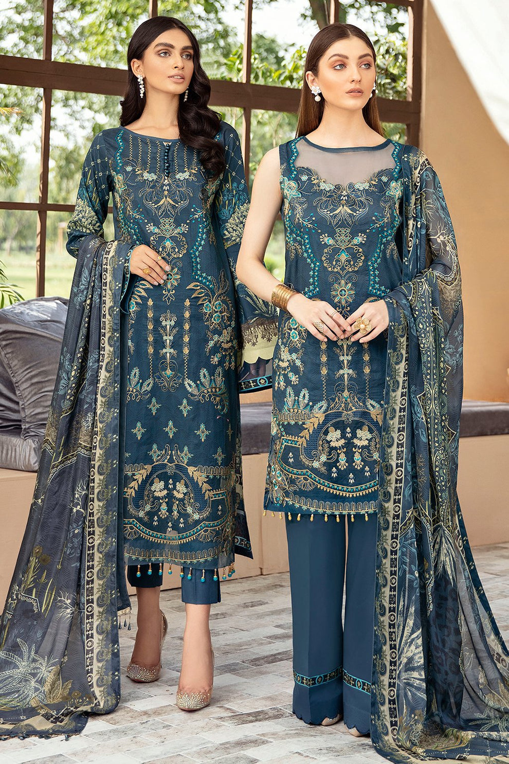 Y-204 | Ramsha | Riwayat Luxury Lawn Vol 2 | 2021 – Ayat B Wardrobe